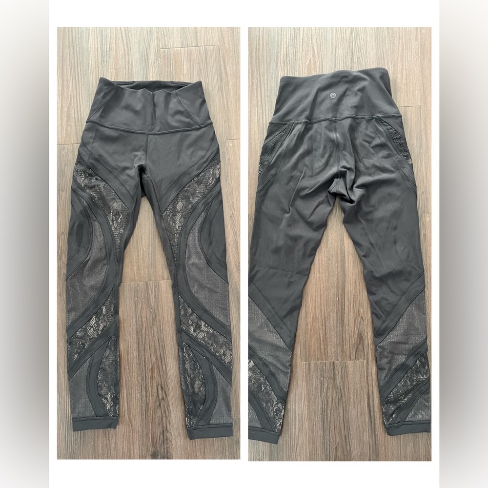 Lululemon Lace Leggings - Super Cute And Size 4! - Gem